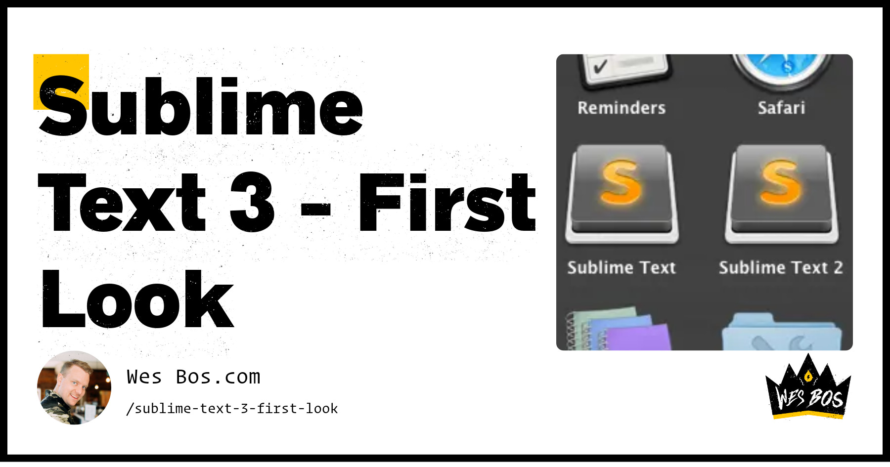 sublime text three